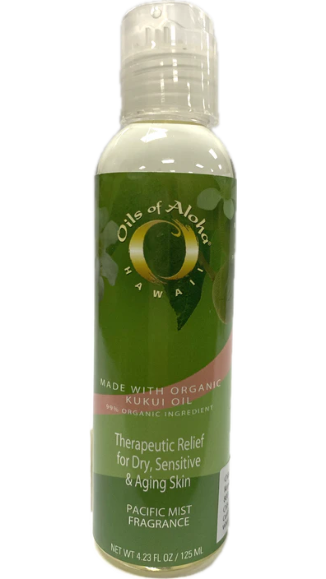 Organic KUKUI Oil with Pacific Mist Fragrance