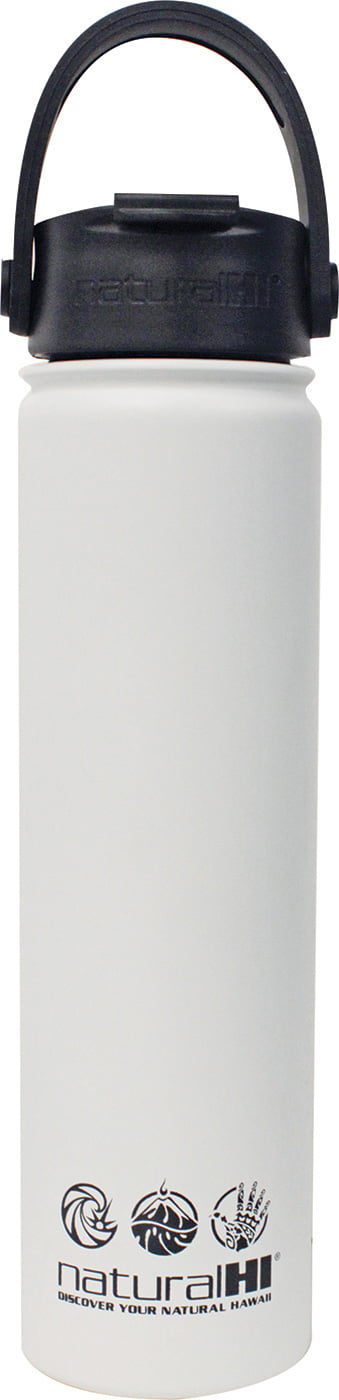 Natural HI 24oz Flask - White Coral